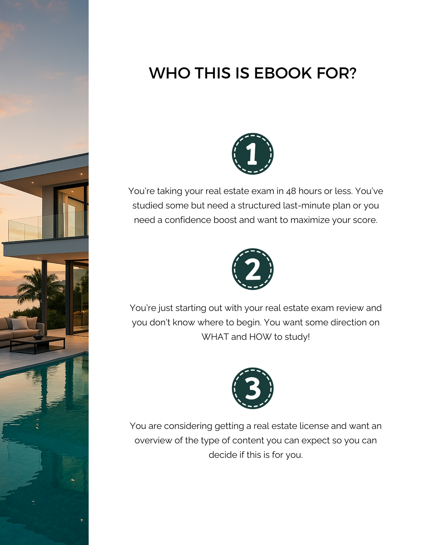 48-Hour Real Estate Exam Study Plan (eBook) – Study with Dee